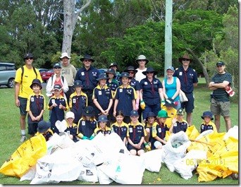 Beenleigh Cub Scout Howl: Clean Up Australia Day
